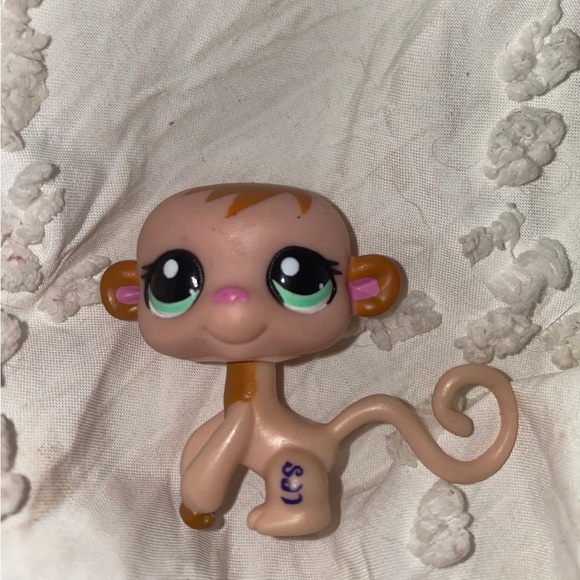 Littlest Pet Shop | Toys | Littlest Pet Shop Tan Brown Baby Monkey 671 ...